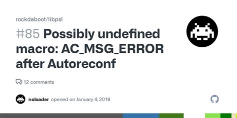 Possibly Undefined Macro AC MSG ERROR After Autoreconf Issue Rockdaboot Libpsl GitHub