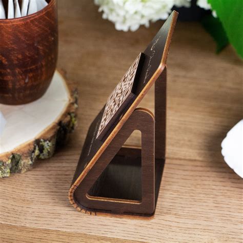 Table QR Code Sign QR Code Stand Tabletop Sign Small Bussiness Etsy