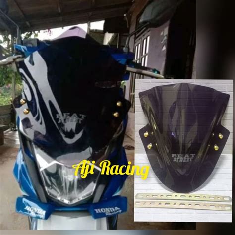 Visor Beat New Esp Plus Breket Dan Baud Lazada Indonesia