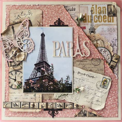 French Inspired Scrapbook Paper