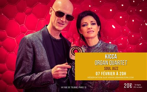 Kicca & Oscar Marchioni- Organ Quartet | Friday February, 7th 2025 - 7:30 PM @ Le Barbizon ...