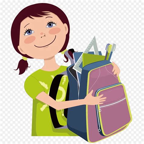 背书包的女孩png图片素材下载图片编号qbbvwgpg 免抠素材网