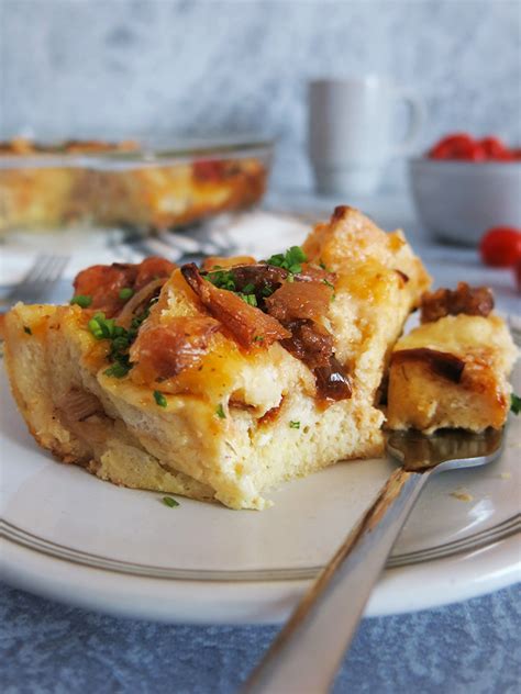 Savory Bread Pudding Olives And Lamb