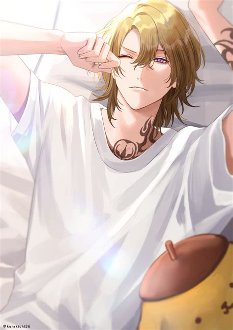 Luca Kaneshiro And Pompompurin Nijisanji And More Drawn By Kurakichi Danbooru