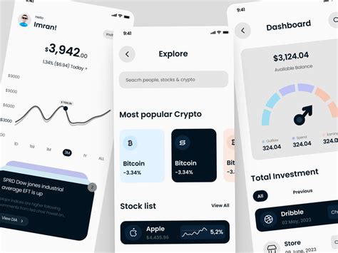 crypto mobile app design by yusuf on dribbble