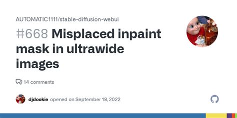 Misplaced Inpaint Mask In Ultrawide Images Issue AUTOMATIC Stable Diffusion Webui