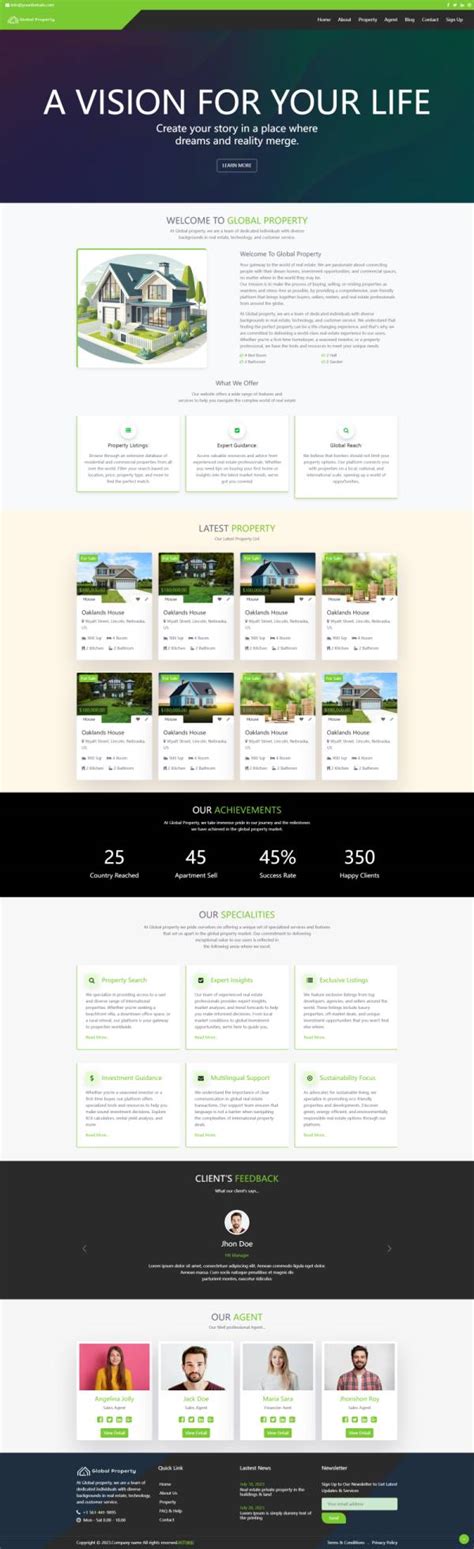 网页制作html代码，房地产营销网页制作模板 17素材网