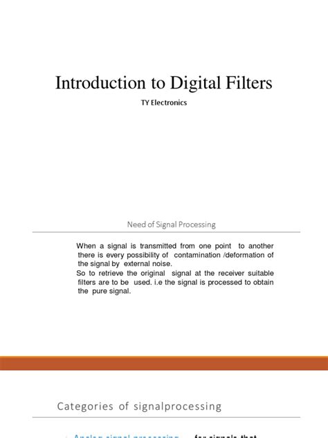 l0a introduction digital filters download grátis pdf signal