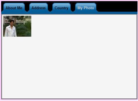 Ajax Tab Control Using CSS