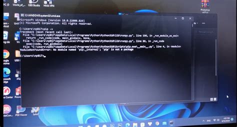 Giúp Sửa Lỗi Modulenotfounderror No Module Named Pipinternal