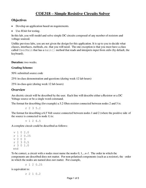 lab7 2021 lab 7 page 1 of 3 coe318 simple resistive circuits