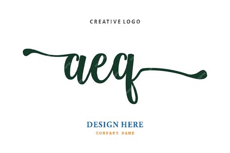 Premium Vector Aeq Lettering Logo Is Simple Easy To Understand And Authoritative