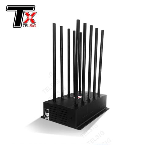 Custom 100w Mobile Network Jammer Device 10 Antenna Gps Frequency Jammer