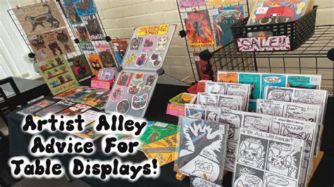 Artist Alley Advice Elevating Your Table Display Youtube