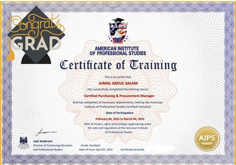 ajmal abdul salam mba cppm cpp on linkedin aips cppm