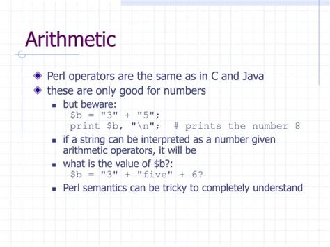 Introduction To Perl Ppt