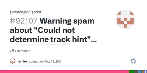 Warning Spam About Could Not Determine Track Hint For `modulatea