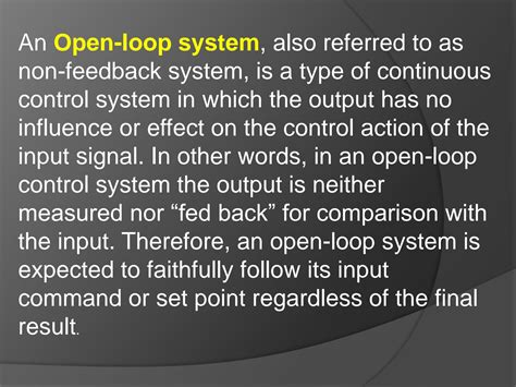 SOLUTION Open Loop Control System Studypool