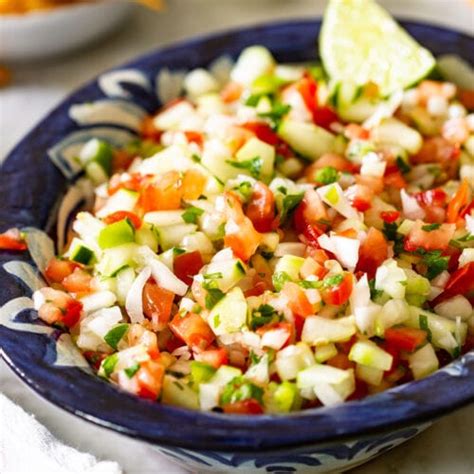 Cucumber Pico De Gallo