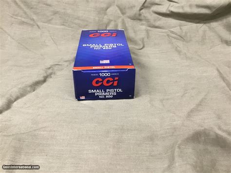 1 Case Of Cci Small Pistol Primers No 5005000 Primers