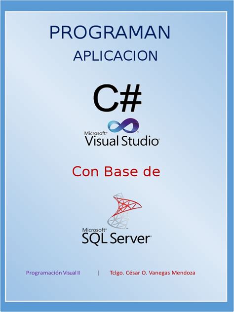 Manual Visual C Y Sql Server Pdf Servidor Sql De Microsoft