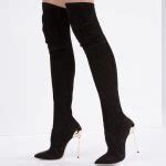 Hailee Steinfeld In Casadei Techno Blade Over The Knee Boots