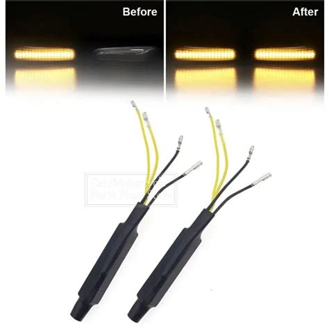 2 4pcs 12v Fault Decoder Solve Blinker Error 26 Ohm Motorcycle Flasher