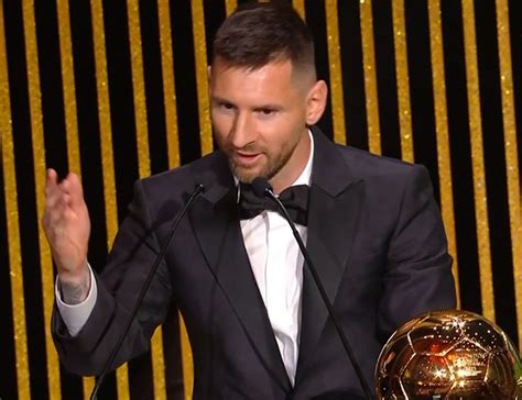 Messi Logra Su Octavo Balón De Oro Proceso Digital