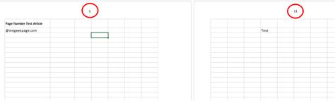 How To Insert Page Numbers As Header Footer In Excel