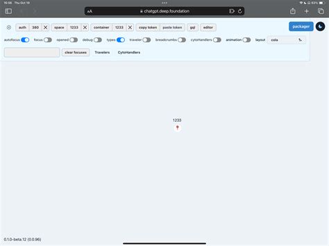 Login Using Token Does Not Change Space And Container Issue Deep Foundation Deepcase