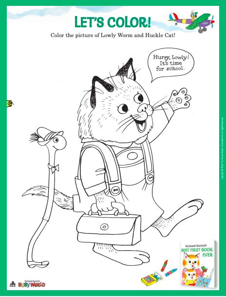 Richard Scarry Coloring Pages