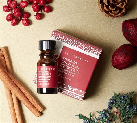 Flameless Diffuser Candle Fragrance Oil Fireside Cinnamon Set Of 2