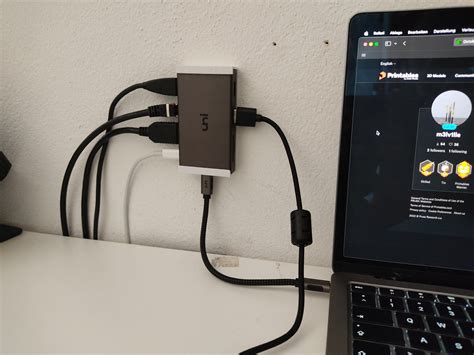 Wallmount Uni Usb C 8 In 1 Hub By M3lv1lle Download Free Stl Model
