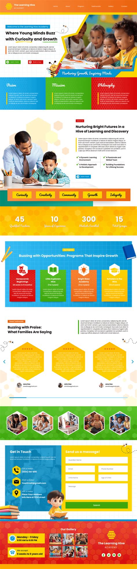 Learning Hive Academy Classroom Panda