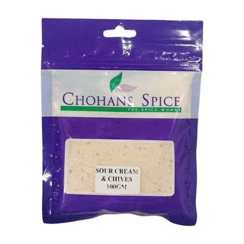 Sour Cream And Chives 100gm — Chohans Spice