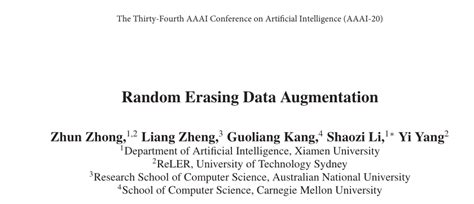 【论文阅读】random erasing data augmentation 知乎