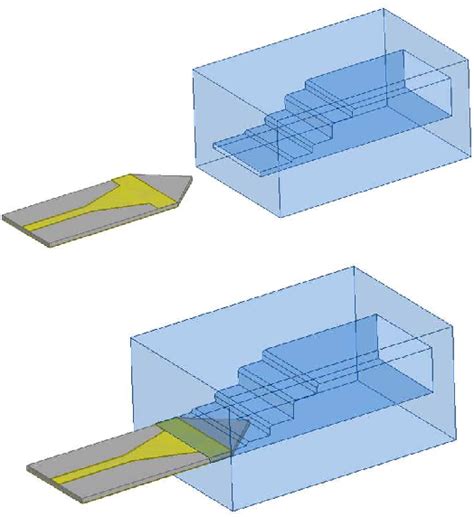 Figure 1 From Full W Band Microstrip To Waveguide Inline Transition Semantic Scholar