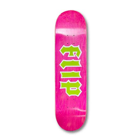 Team Canceled Color Blast Green On Pink 825 Flipskateboards