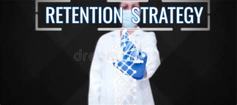 Hand Writing Sign Retention Strategy Internet Concept Activities To Reduce Employee Turnover