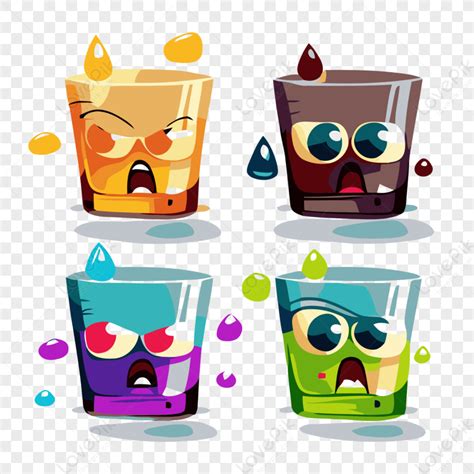 Shot Glasses Vectorcartoonsticker Png Picture And Clipart Image For