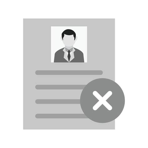 Invalid User Profile Flat Greyscale Icon 15656538 Vector Art At Vecteezy