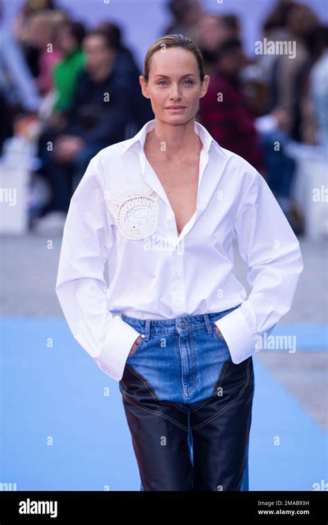 Amber Valletta Wears A Creation For The Stella Mccartney Ready To Wear