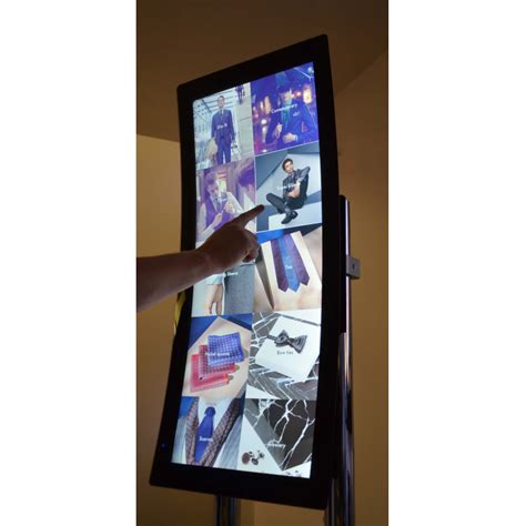 매력적인 대화 형 디스플레이를위한 곡선 형 터치 스크린 Visualplanet Export Worldwide