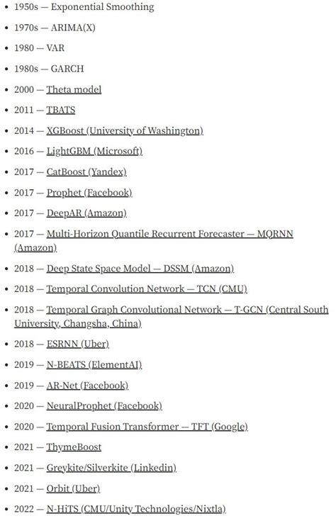 Cyril Aschenbrenner On Linkedin A Brief History Of Timeseries