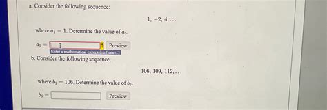 Solved A ﻿consider The Following Sequence 1 2 4 Dotswhere