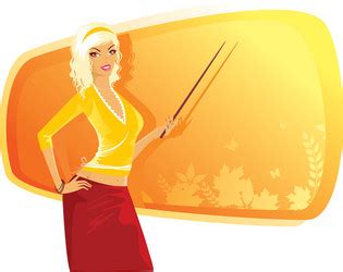 Teacher Sexy Teaches Vector Images