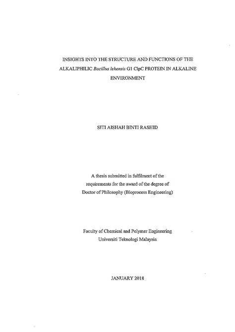 Pdf Insights Into The Structure And Functions Of The Eprints Utm