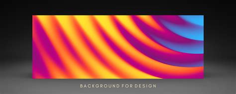 색상 그라데이션이 있는 커버 디자인 템플릿입니다 추상 배경입니다 현대적인 패턴 광고 마케팅 프리젠 테이션을위한 3d 벡터 일러스트 레이션 0명에 대한 스톡 벡터 아트 및