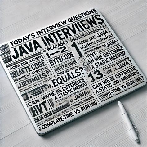 🚀 Java Challenge 🤔 Questions 1️⃣ How Does Java Achieve Platform Ritwik Vinay