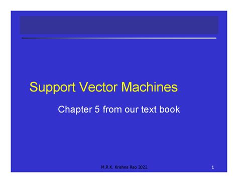 Support Vector Machines It Is One Of The Most Popular Models In Machine Learning And Should